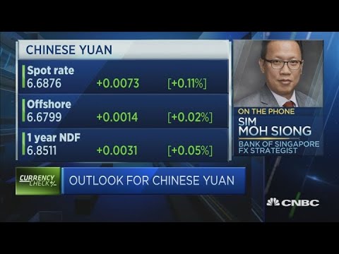 Yuan to strengthen to 6.55 against U.S. dollar in a year's time: Bank of Singapore