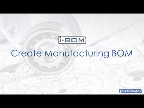 i-BOM | Create Manufacturing BOM