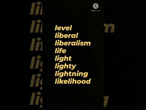 Pronunciation practice: words starting with "lL"