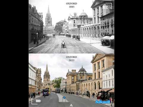 Oxford in 1800’s and now! This is how history, culture and traditions are preserved #oxford #short