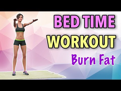 12 Min Bed Time Workout: Burn Fat All Night While You Sleep