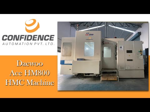 Used CNC VMC HMC Machines - Daewoo ACE HM800 Horizontal Machining ...