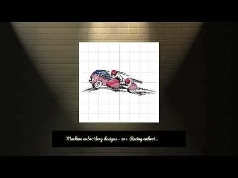Machine embroidery designs – 30+ Racing embroidery designs - pes format