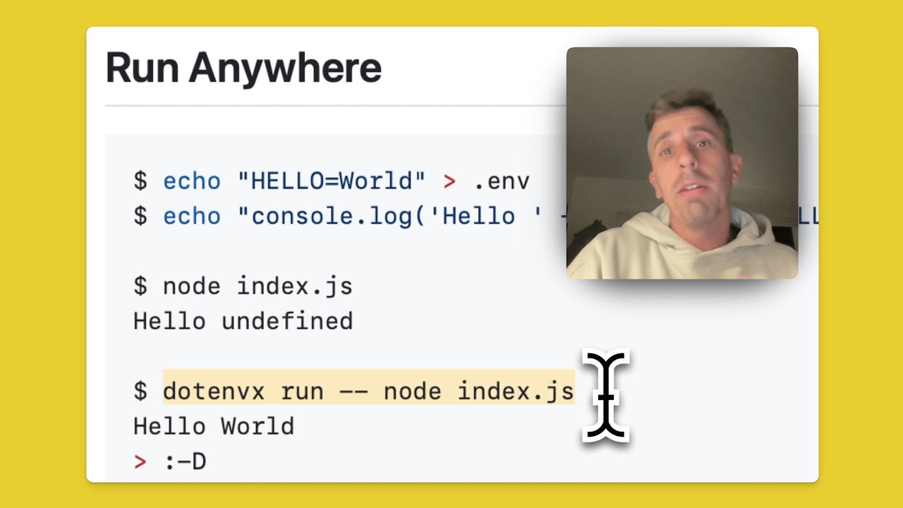 Run dotenv anywhere with `dotenvx`