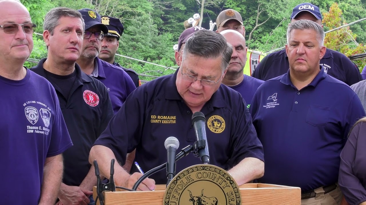 Mill Pond Storm Beach | Suffolk County Executive Ed Romaine