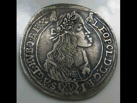 Austria Habsburg 15 Kreuzer 1674 KB Kremnitz Leopold #numismatics #coins