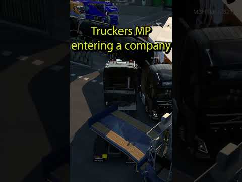 Entering a company in Calais | Truckers MP | Euro Truck Simulator 2