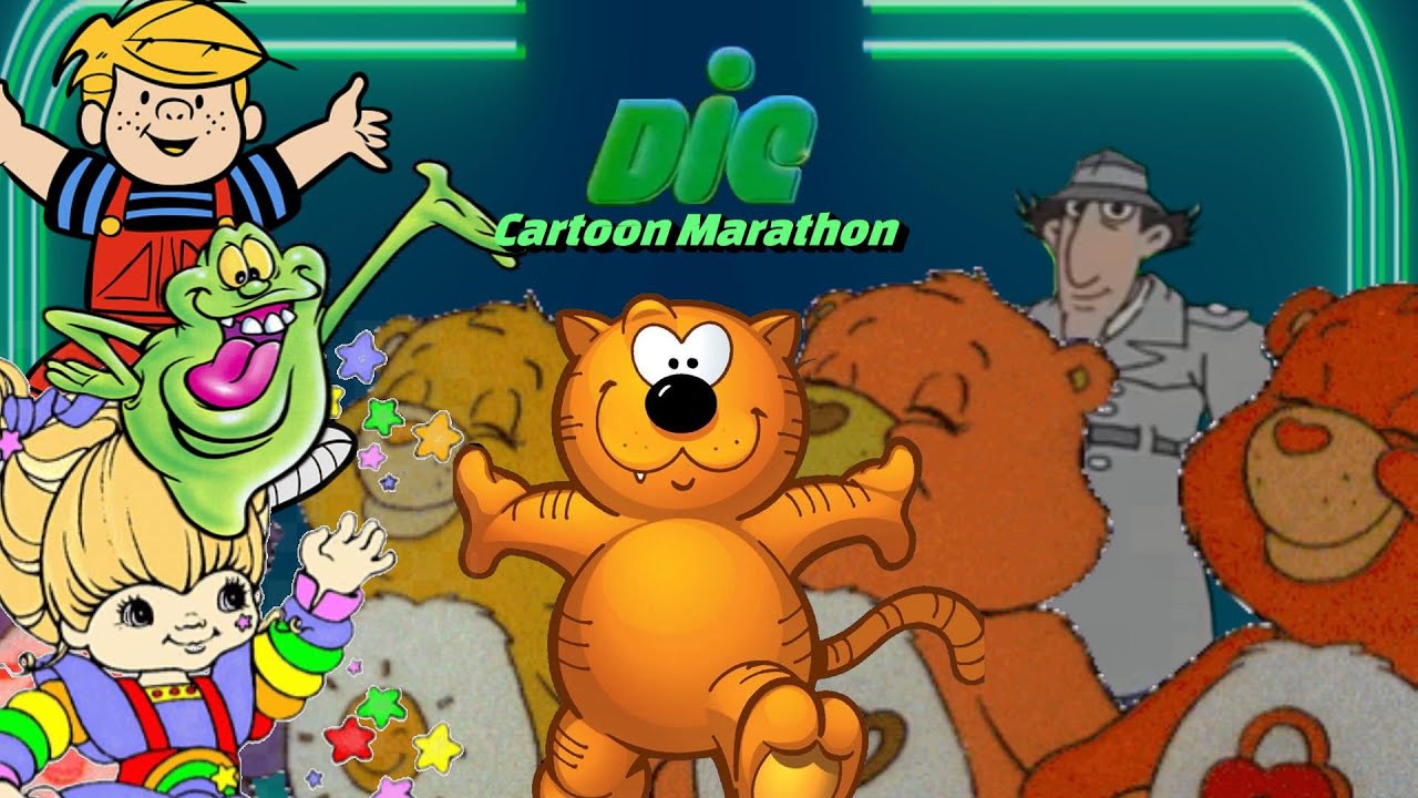 D.I.C Cartoon Marathon with commercials and bumpers | 1983-1987