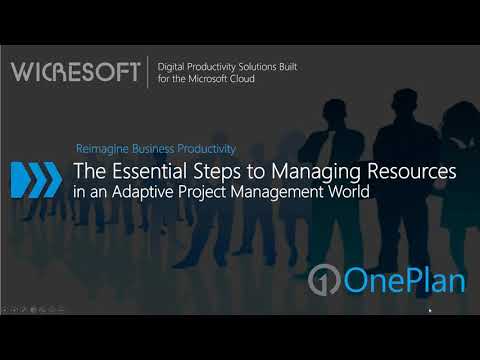 The Essential Steps to Managing Resources in an Adaptive Project Management World
