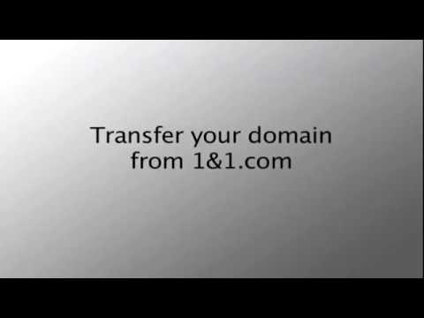 Transfer your domain from 1and1