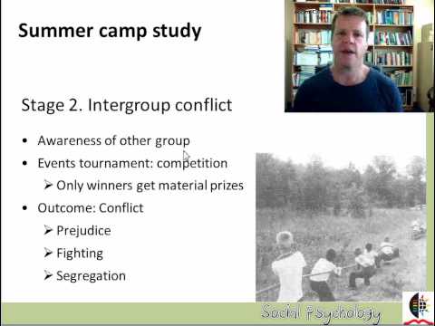 Realistic group conflict theory (2): Summer camp studies