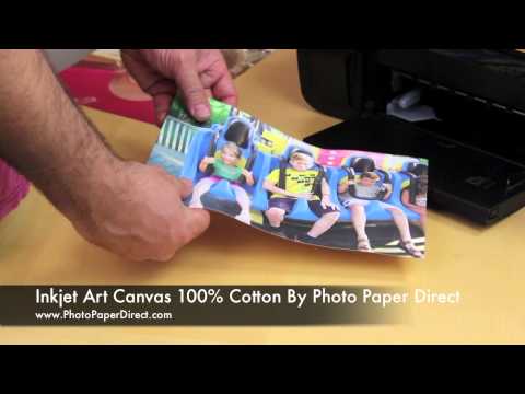Inkjet Art Canvas 100% Cotton By Photo Paper Direct