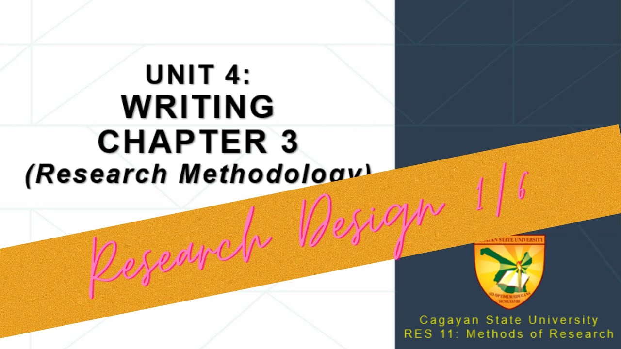 Unit 4.1 Research Design
