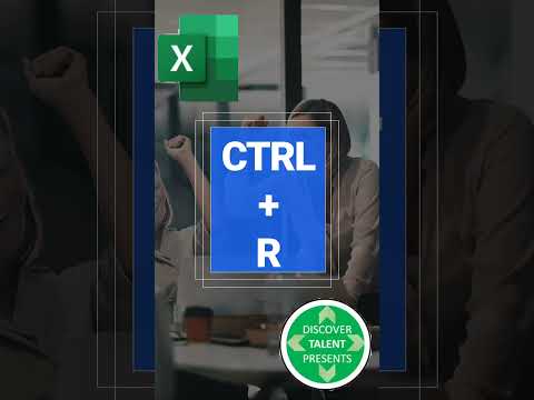 CTRL R in Excel | Learn Shortcut keys in Excel #shortcut #exceltips #Copy #CopyFormula #Excel