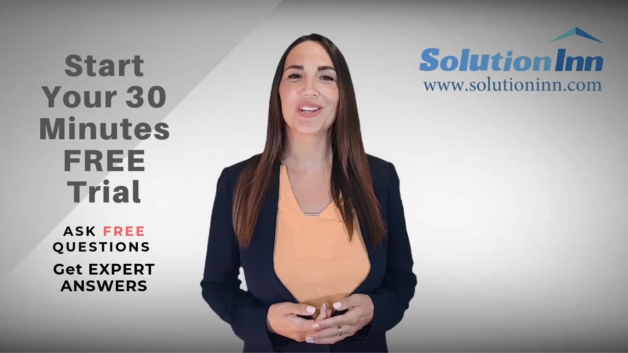 30 Minutes Free Online Tutoring | solutioninn.com