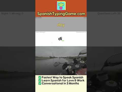 Spanish Typing Game Learn Spanish Fast App