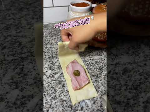 Deliciosos volovanes #receta #hojaldre #postresfaciles