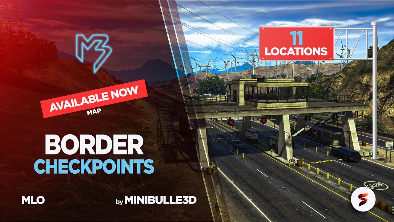 Border Checkpoints Map | FiveM - GTAV