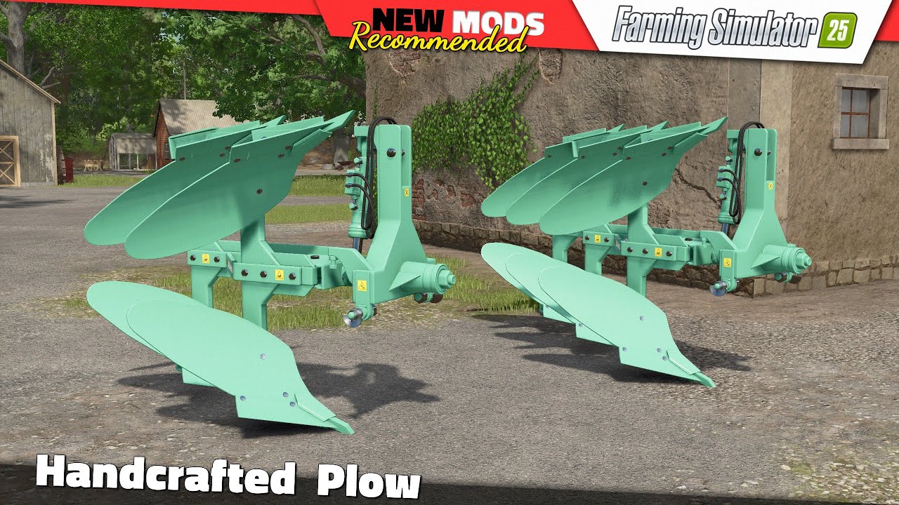 FS25 | Handcrafted Plow (by Peppe978) - Farming Simulator 25 Mods Review QHD