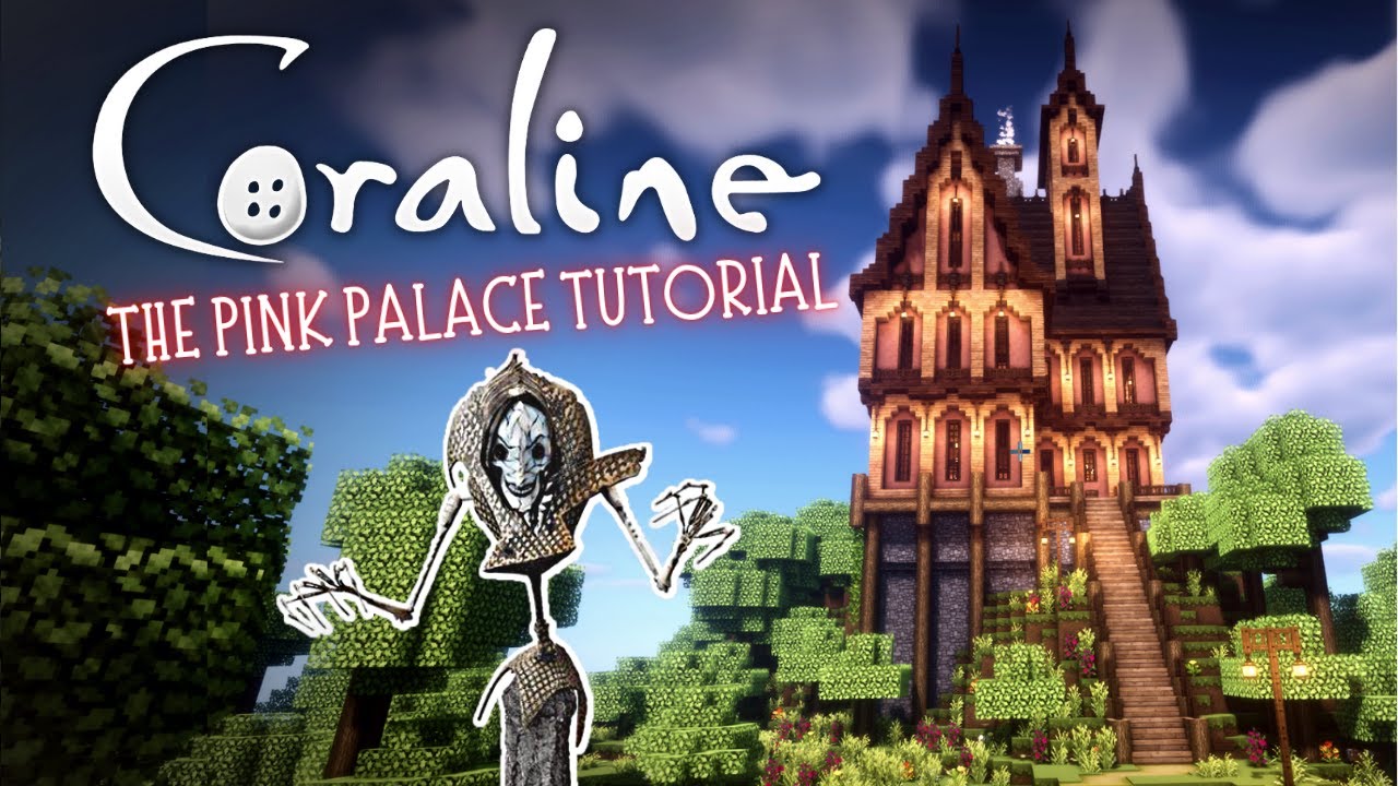 CORALINE INSPIRED - Gothic Mansion Minecraft Tutorial