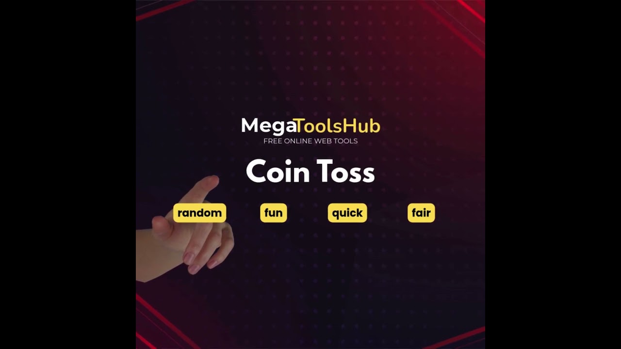 Can’t Decide? Let the Coin Decide! Flip with MegaToolsHub #CoinToss #DecisionTool #MegaToolsHub