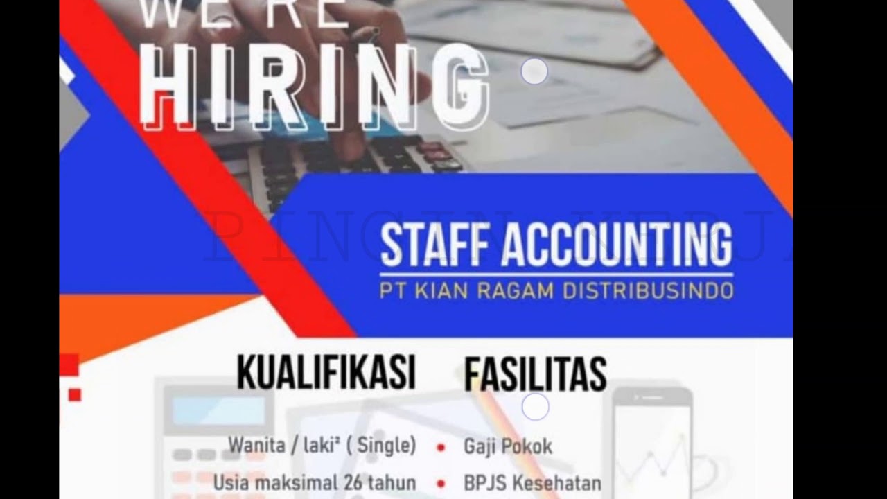 STAFF ACCOUNTING lowongan kerja terbaru april 2020 PT. KIAN RAGAM DISTRIBUSINDO