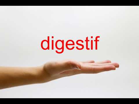 How to Pronounce digestif - American English