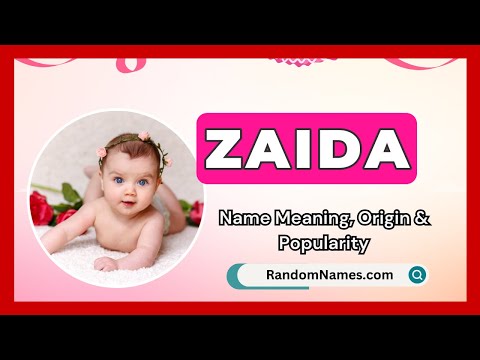 Zaida - Baby Girl Name Meaning, Origin & Popularity - RandomNames.com