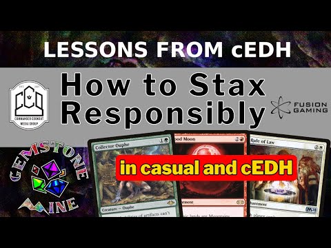 How to Play Stax Responsibly in cEDH & Casual | Competitive Commander Deck Building & Analysis