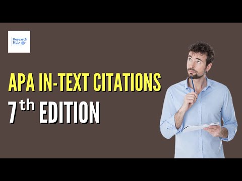 APA In-text Citation, 7th Edition - When to include Page Numbers in In-text Citations