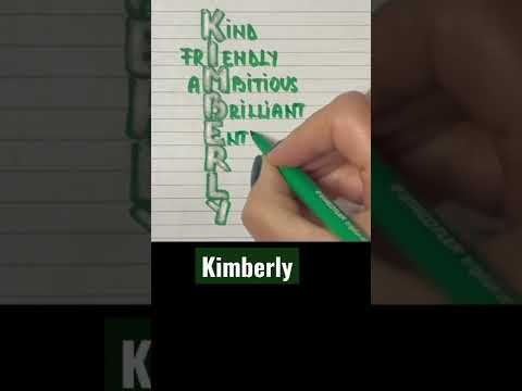 Meaning of the name KIMBERLY #meaning #name #kimberly