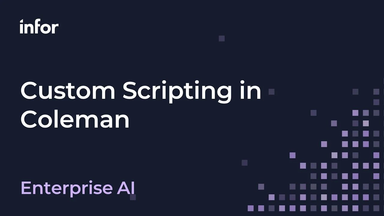 Custom Python Scripting in Coleman AI