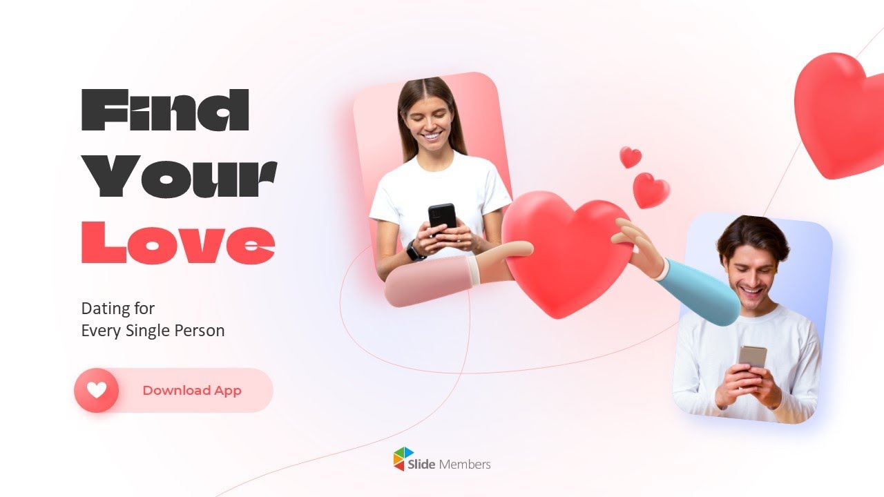 Find Your Love Dating App Animation Presentation