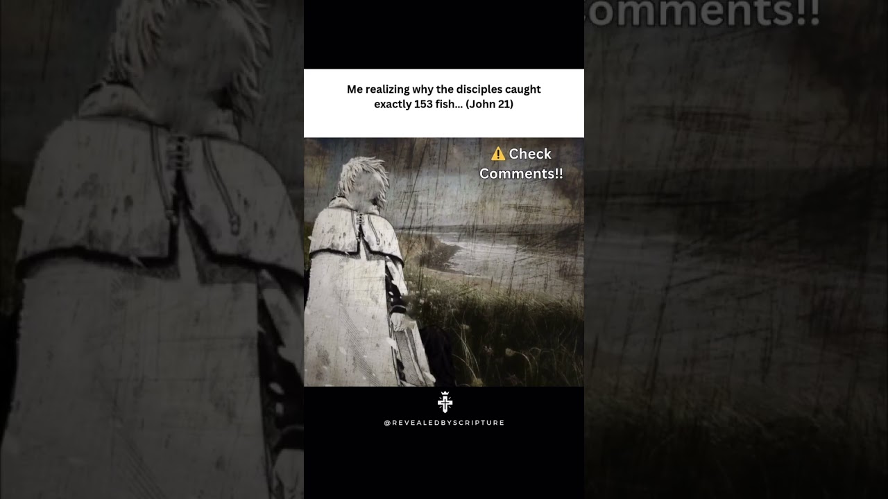 Me realizing why the disciples caught exactly 153 fish… (John 21) #victoryinjesus #trustgod #jesus