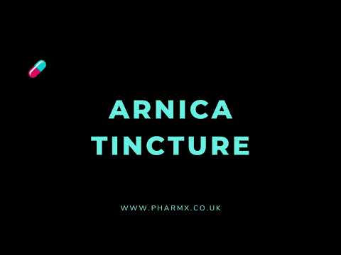 How to pronounce Arnica tincture