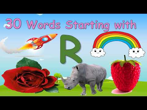 30 Words Starting with Letter R || Letter R words || Words that starts with R