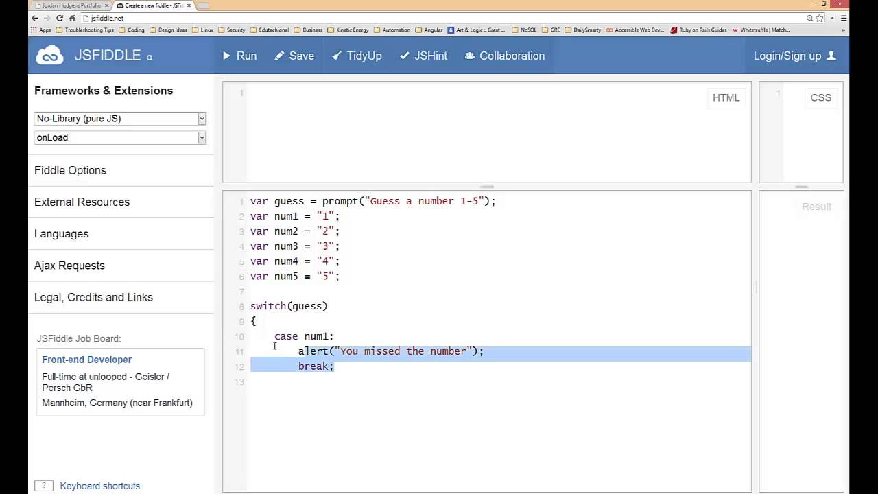 How to Use the JavaScript Switch Statement