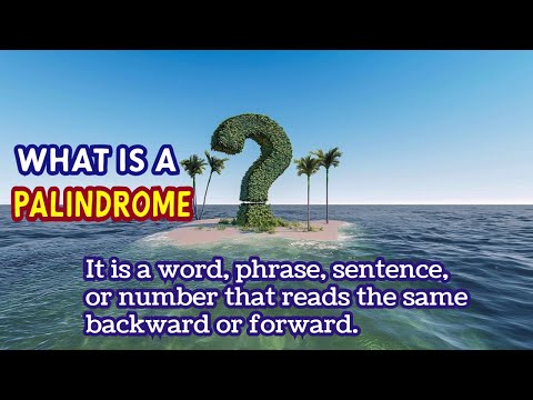 WHAT IS A PALINDROME? | EXTRA KNOWLEDGE