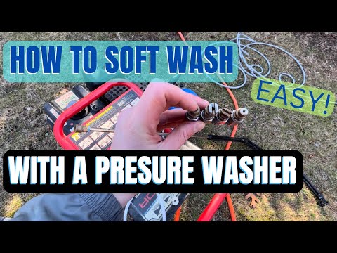 How to Soft Wash With A Pressure Washer - Downstream With A Pressure Washer