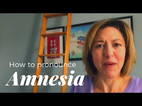 How to Pronounce AMNESIA - English Pronunciation Lesson