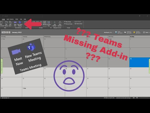 How to fix the Microsoft Teams missing Add-In on Outlook