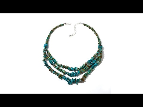 Jay King 3Strand Turquoise 181/4" Necklace