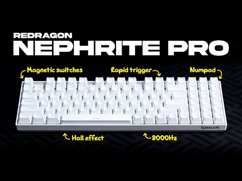 Affordable Work & Gaming Keyboard - Redragon K736 Nephrite Pro Review & Sound Test