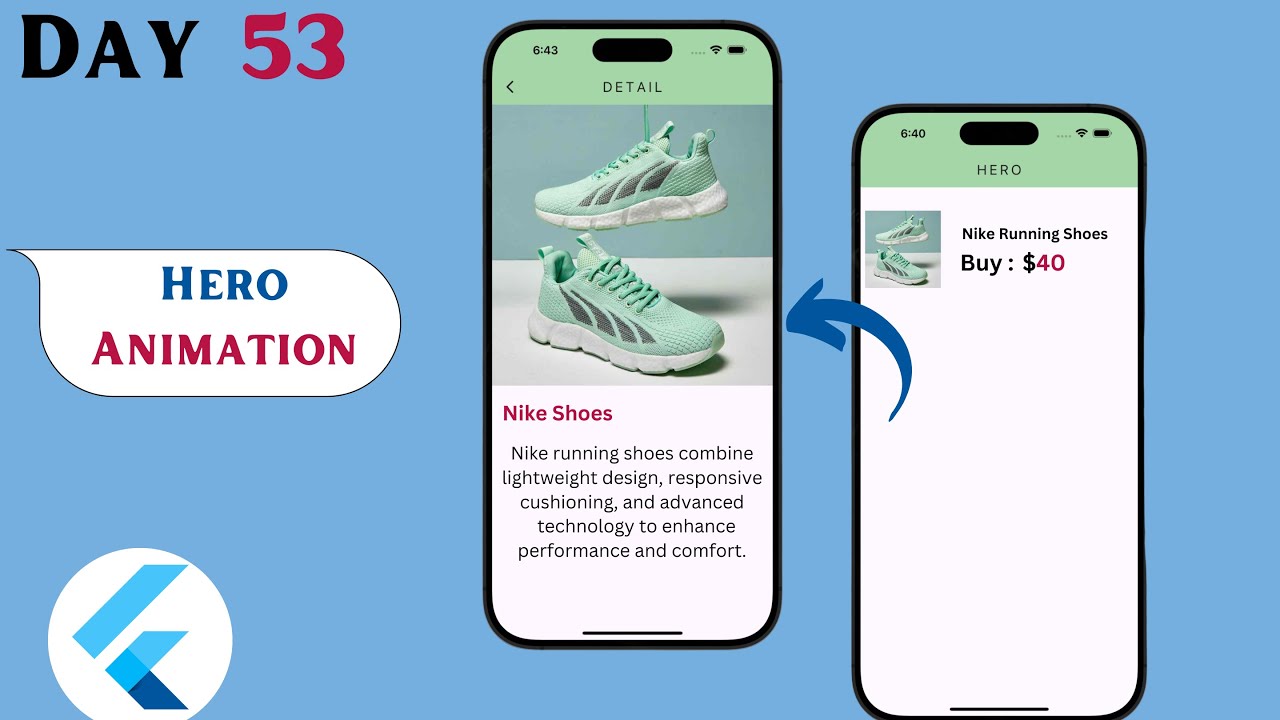 Flutter Hero Animation || Easy Flutter Hero Animation Tutorial