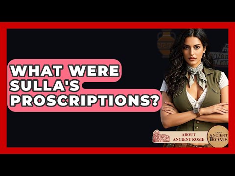 What Were Sulla's Proscriptions? - All About Rome
