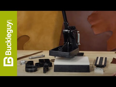 BG Manual Clicker Press w/ Swing Head, Black, 4-Ton - Buckleguy.com