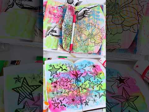 25 days of art journal ideas! #junkmail #artjournal #MakeYourMark