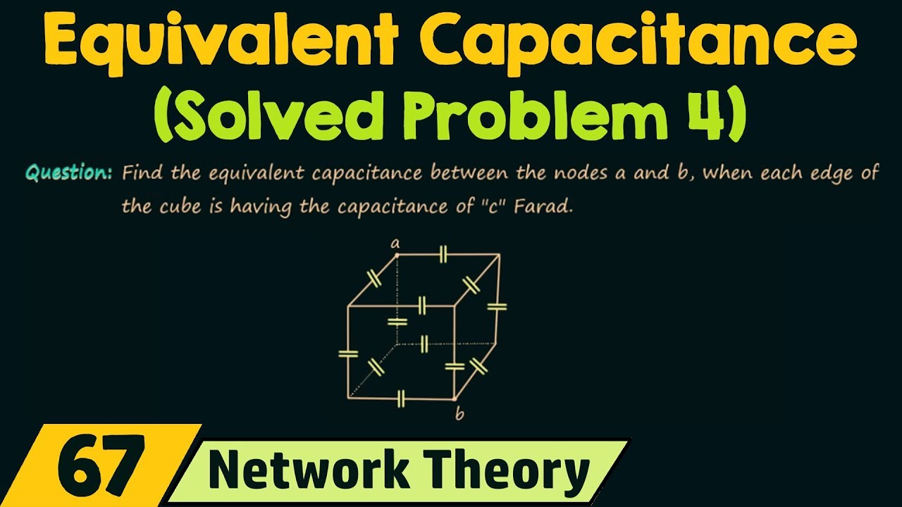 Equivalent Capacitance (Solved Problem 4)