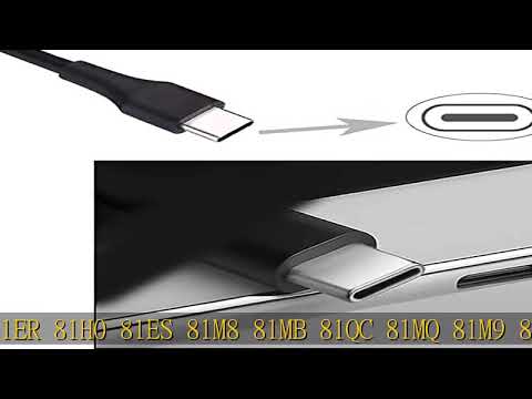 65W 45W USB C Laptop Power Replacement Adapter Charger for Lenovo Chromebook/Yoga/ThinkPad L580 L59