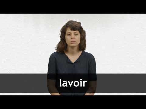 How to pronounce LAVOIR in French